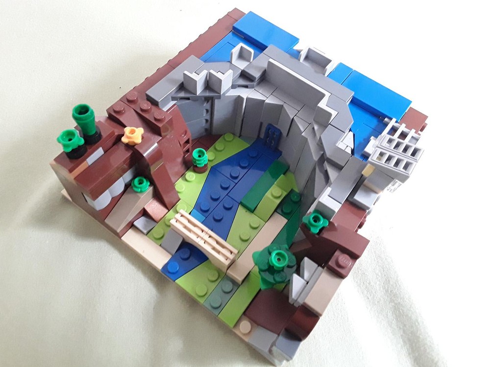LEGO MOC Dam Diorama by LegoOri | Rebrickable - Build with LEGO