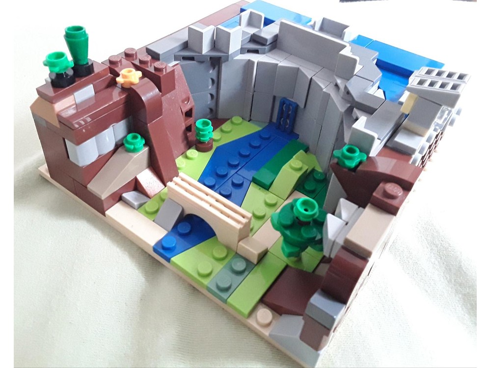 LEGO MOC Dam Diorama by LegoOri | Rebrickable - Build with LEGO