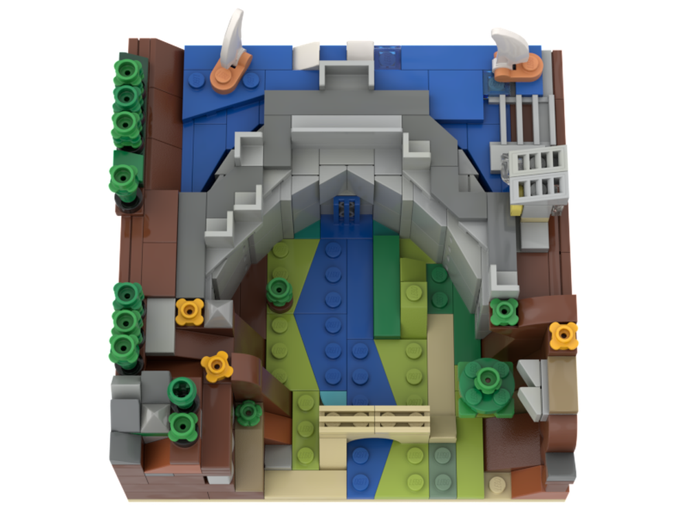 LEGO MOC Dam Diorama by LegoOri | Rebrickable - Build with LEGO