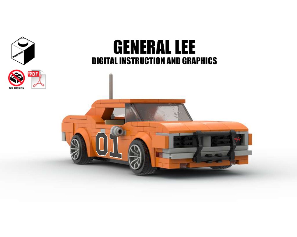LEGO MOC General Lee by M4rchino84 | Rebrickable - Build with LEGO