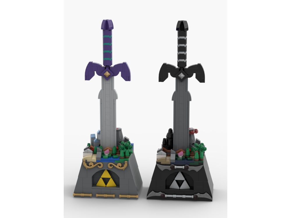 LEGO MOC Zelda MOC: The Master Sword & Dark Link Sword by SkywardBrick ...