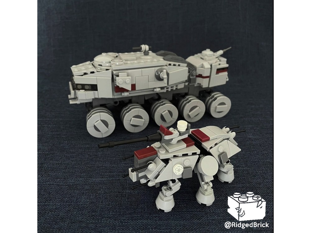 LEGO MOC AT-TE by RidgedBrick | Rebrickable - Build with LEGO