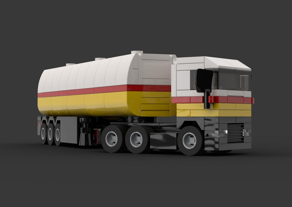 LEGO MOC Tanker Truck by CluelessBricks | Rebrickable - Build with LEGO