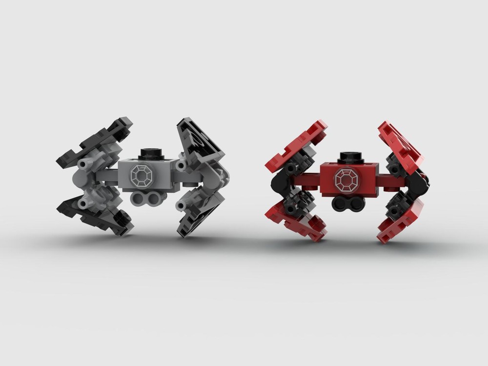 Lego Moc Tie Interceptor V2 By Dujk Rebrickable Build With Lego