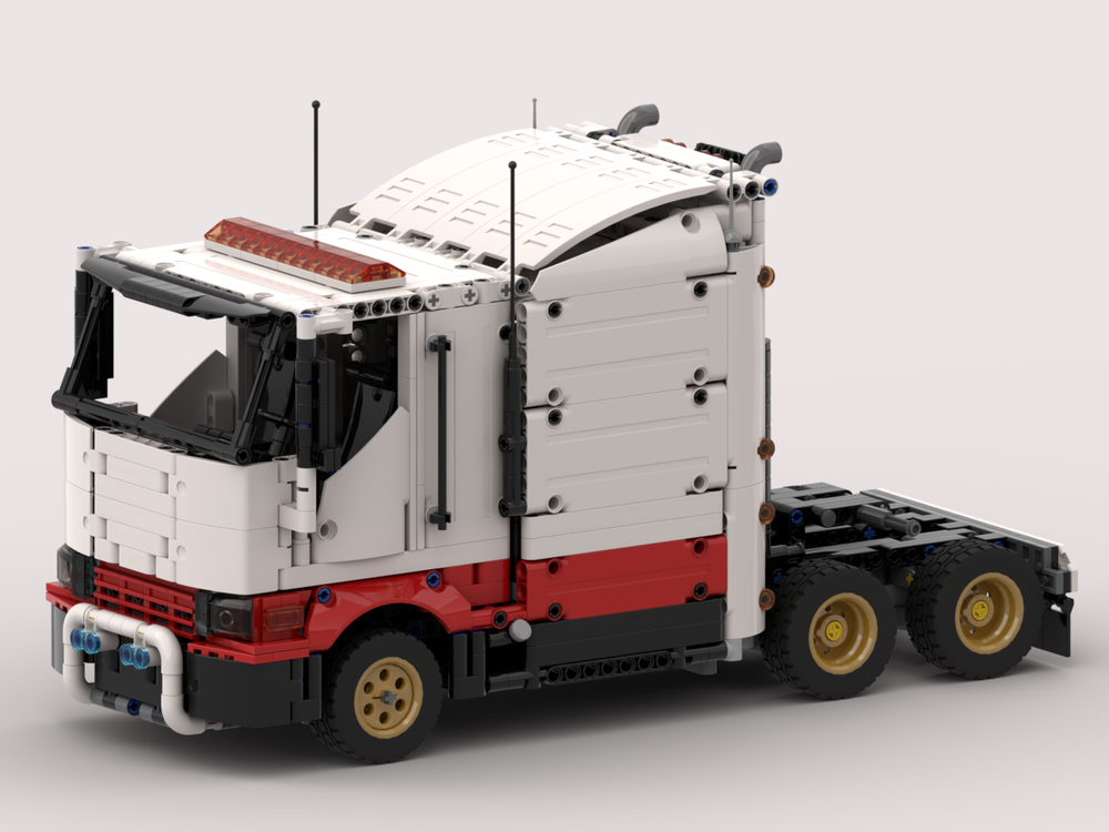 Lego Moc Cab Over Sleeper By Theoderic Rebrickable Build With Lego