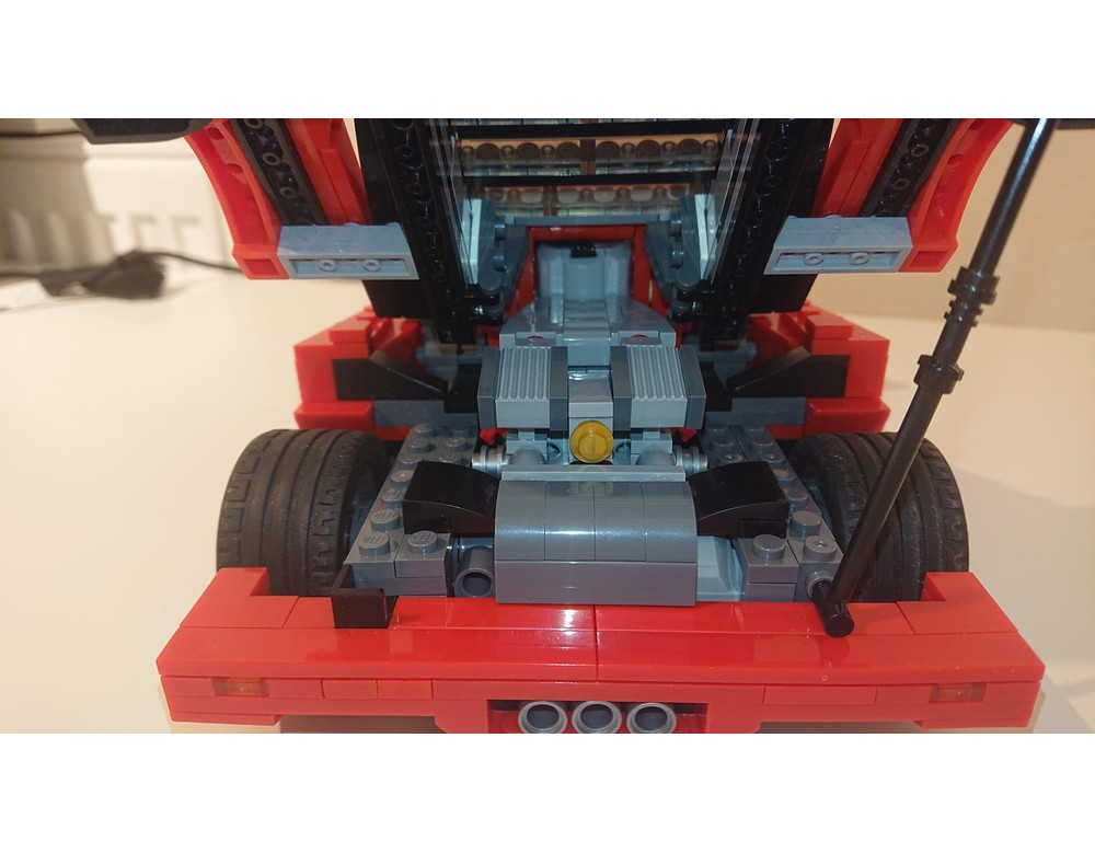 LEGO MOC 10248 Ferrari F40 RC Conversion by Cyrix | Rebrickable - Build ...