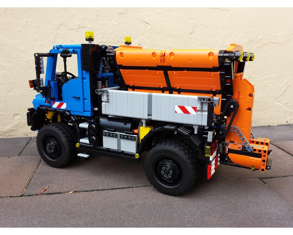 LEGO MOC Unimog Attachment (#8110): Grit Box with Spreader by Stefan ...