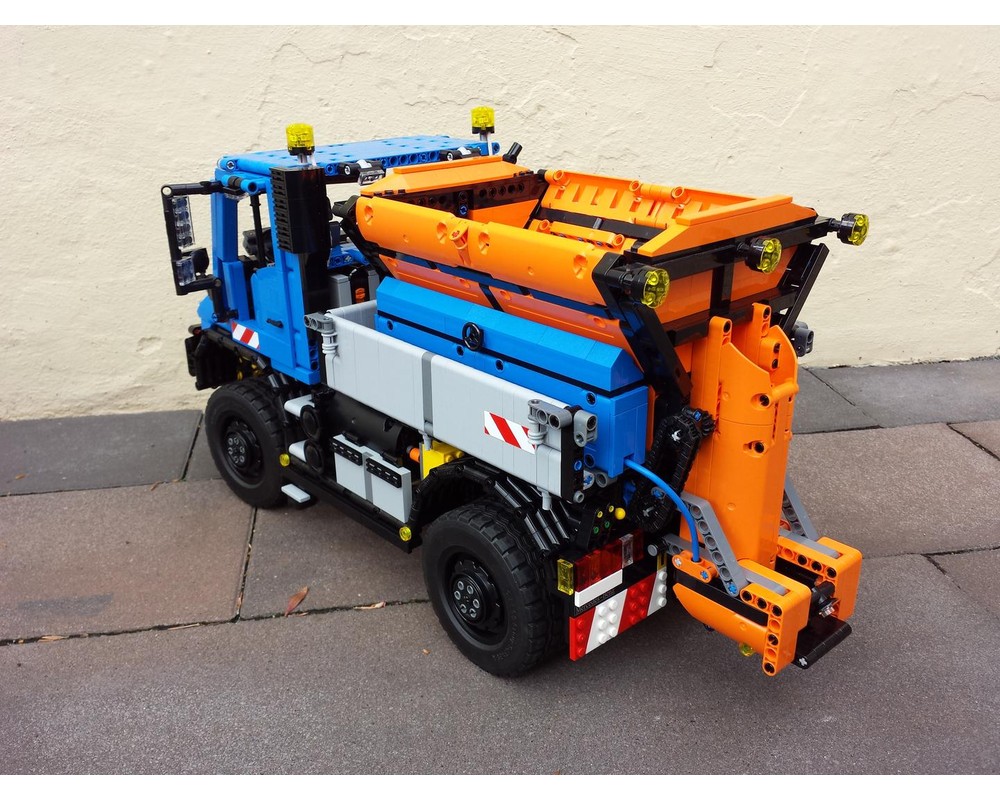 LEGO MOC Unimog Attachment (#8110): Grit Box with Spreader by Stefan ...