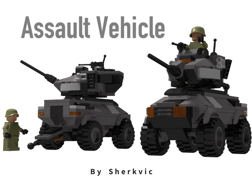 LEGO MOC Assault Vehicle by sherkvic | Rebrickable - Build with LEGO