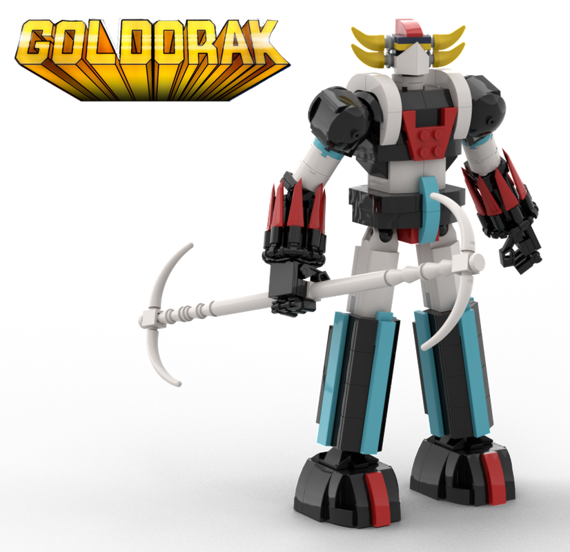 Lego Moc Goldorak Goldrake By Fredl45 Rebrickable Build With Lego