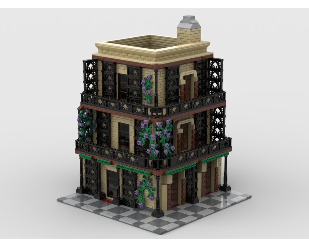 LEGO MOC Modular Italian House by gabizon | Rebrickable - Build with LEGO