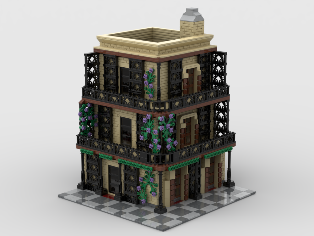 LEGO MOC Modular Italian House by gabizon | Rebrickable - Build with LEGO