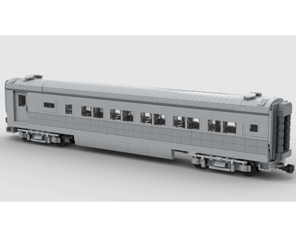 LEGO MOC-36433 7 Wide Santa Fe seat coach (Train 2019) | Rebrickable ...