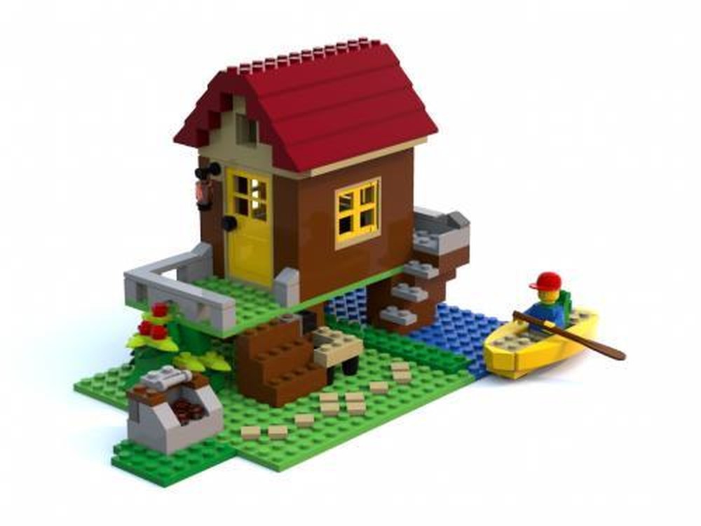 LEGO MOC 5766 Stilt House by PeterSzabo | Rebrickable - Build with LEGO