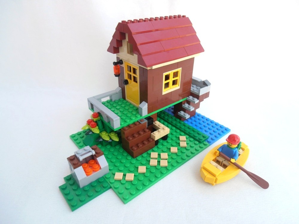 LEGO MOC 5766 Stilt House by PeterSzabo | Rebrickable - Build with LEGO