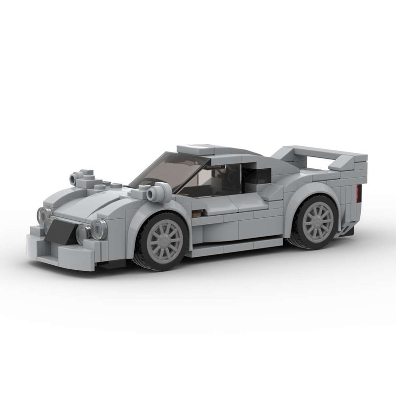LEGO MOC Racecar CLK GTR by mobricker | Rebrickable - Build with LEGO