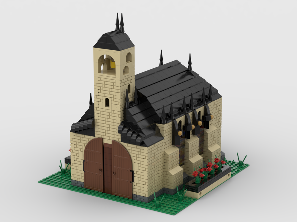 LEGO MOC Modular Church by gabizon | Rebrickable - Build with LEGO