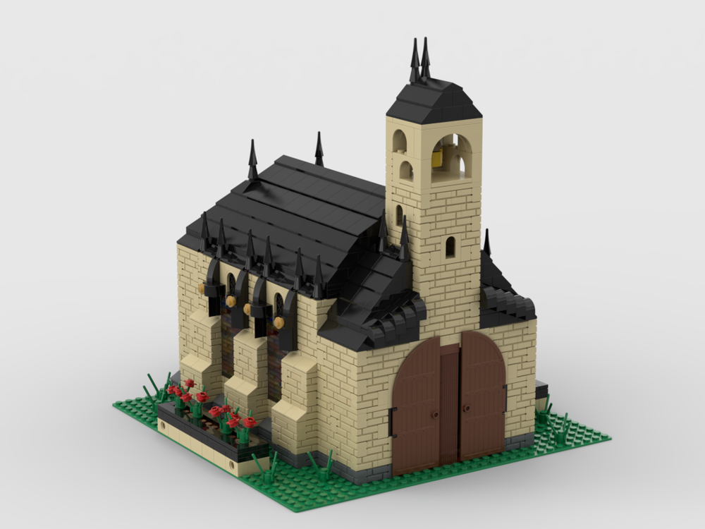 LEGO MOC Modular Church by gabizon | Rebrickable - Build with LEGO