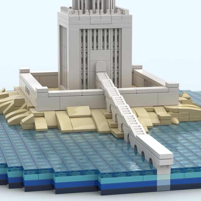 LEGO MOC The lighthouse of Alexandria by Thierry | Rebrickable - Build ...
