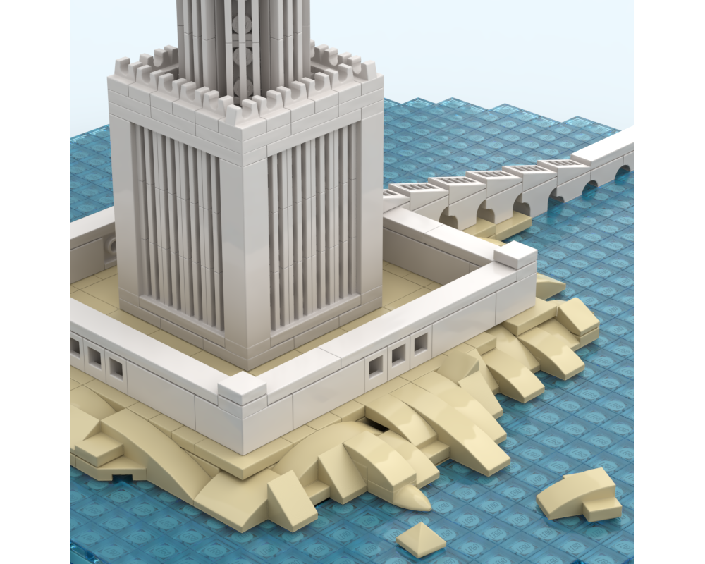 LEGO MOC The lighthouse of Alexandria by Thierry | Rebrickable - Build ...