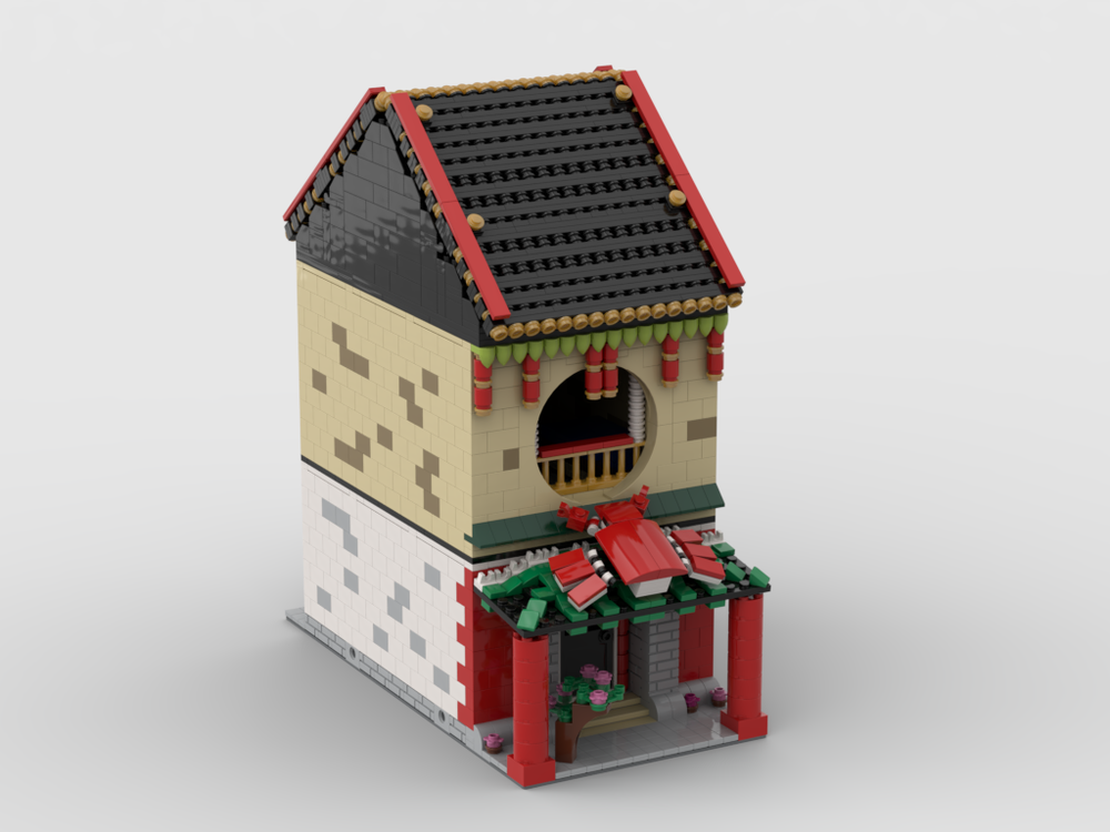 LEGO MOC Modular Chinese Restaurant by gabizon | Rebrickable - Build ...
