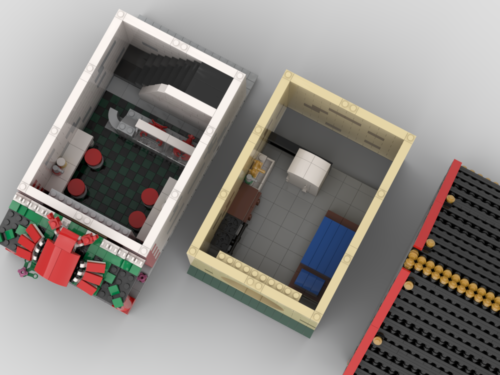 LEGO MOC Modular Chinese Restaurant by gabizon | Rebrickable - Build ...