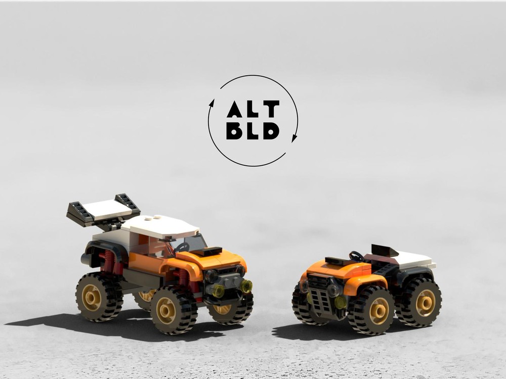 Lego Moc 60146 Atv By Kbd Design Rebrickable Build With Lego