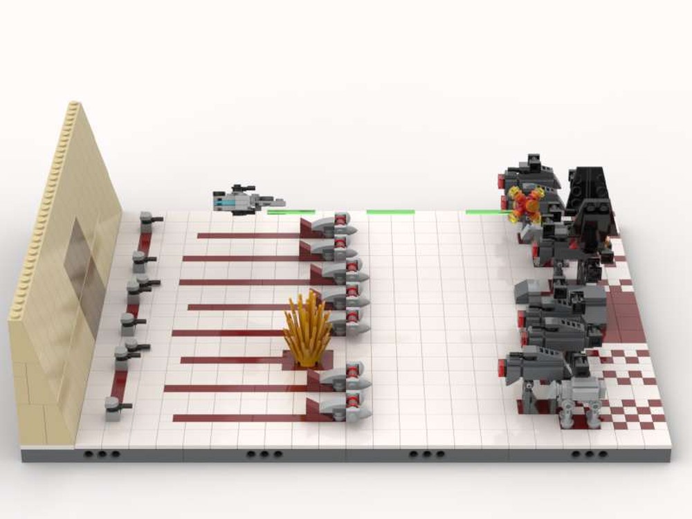 LEGO MOC Micro Star Wars Battle of Crait by meregt | Rebrickable ...