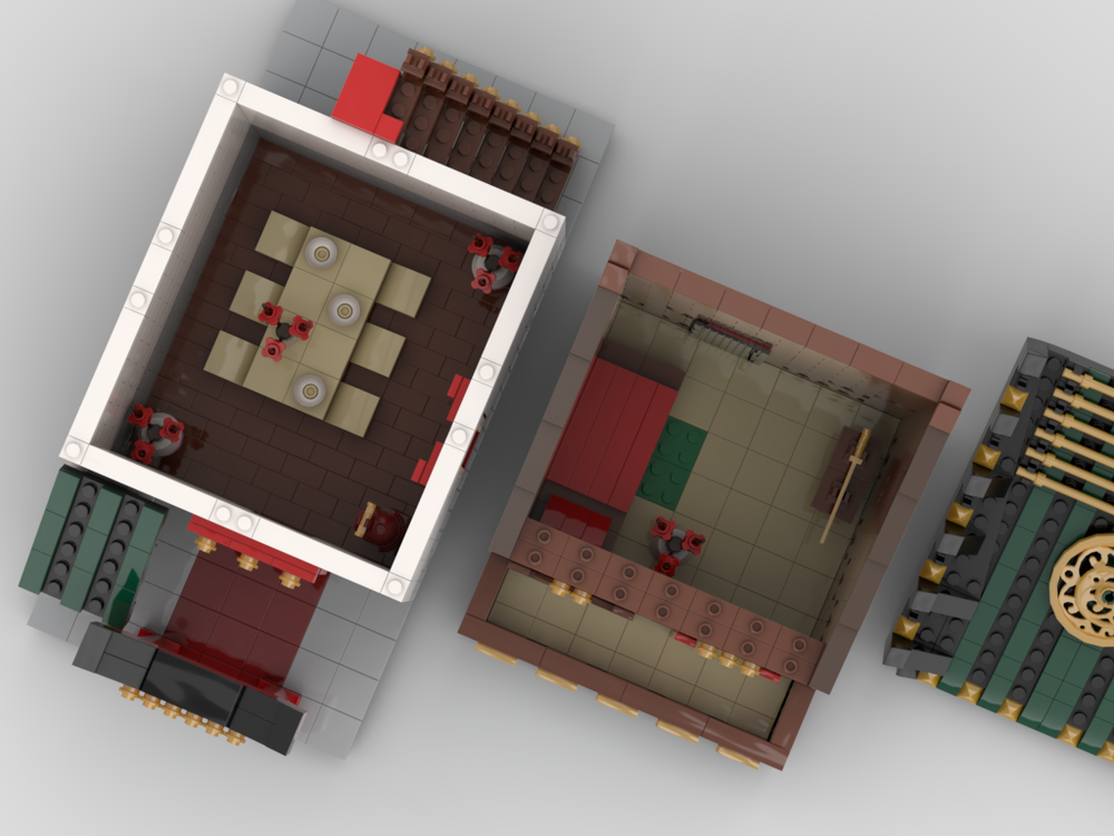 LEGO MOC Modular Chinese House by gabizon | Rebrickable - Build with LEGO