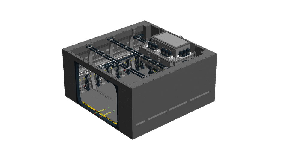 LEGO MOC Spaceship Dock by Ubique | Rebrickable - Build with LEGO