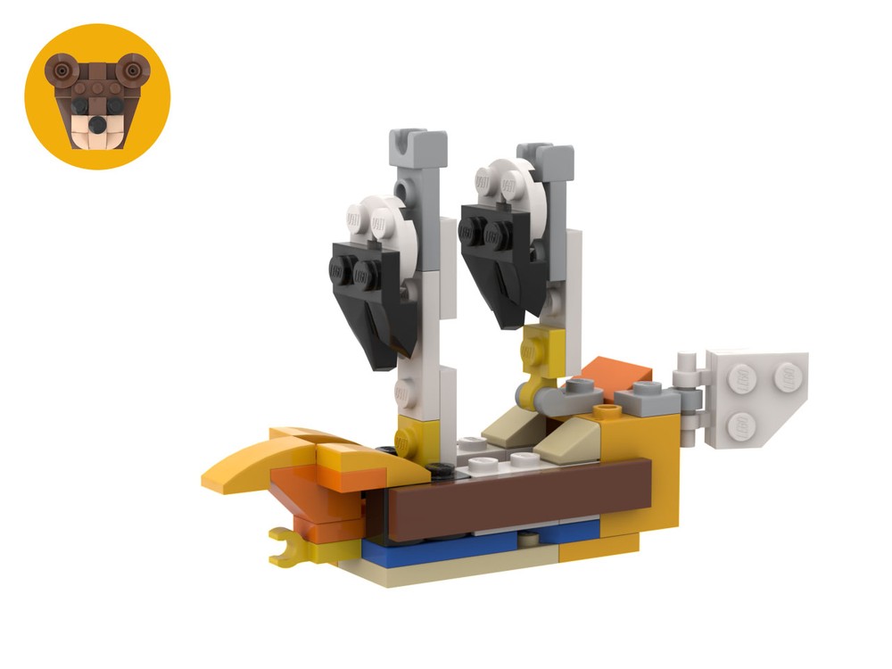 LEGO MOC 30571 Pirate galleon by Ursalophia | Rebrickable - Build with LEGO