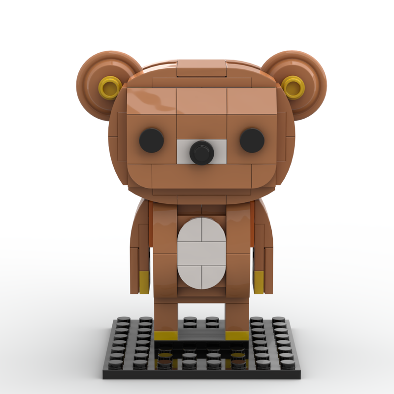 LEGO MOC Lego Rilakkuma by wro871102 | Rebrickable - Build with LEGO