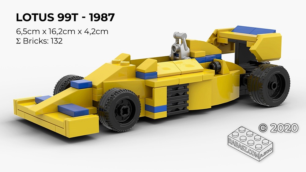 LEGO MOC F1 Lotus 99T - 1987 by rabasz | Rebrickable - Build with LEGO