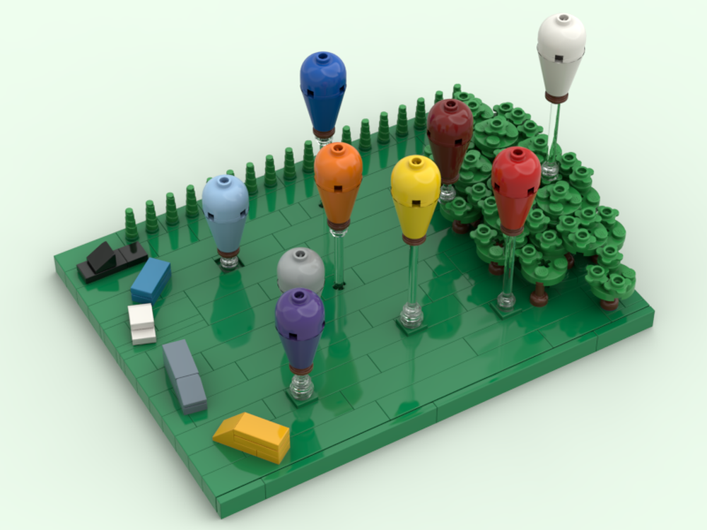 LEGO MOC Ballons meeting by Thierry | Rebrickable - Build with LEGO