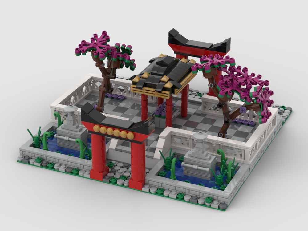 LEGO MOC Modular Chinese park by gabizon | Rebrickable - Build with LEGO