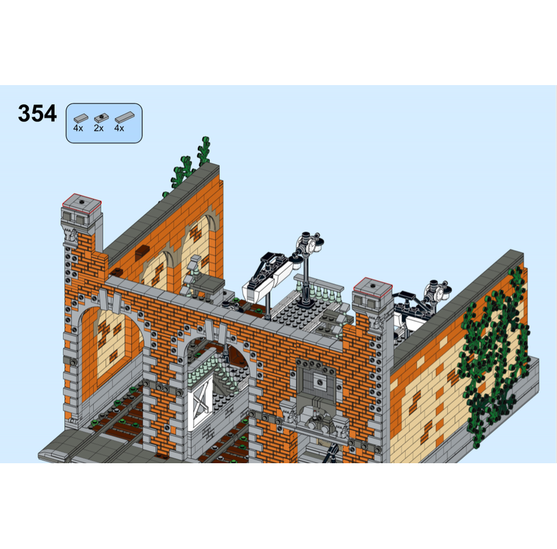 LEGO MOC Modular Train Station by steinekonig | Rebrickable - Build ...