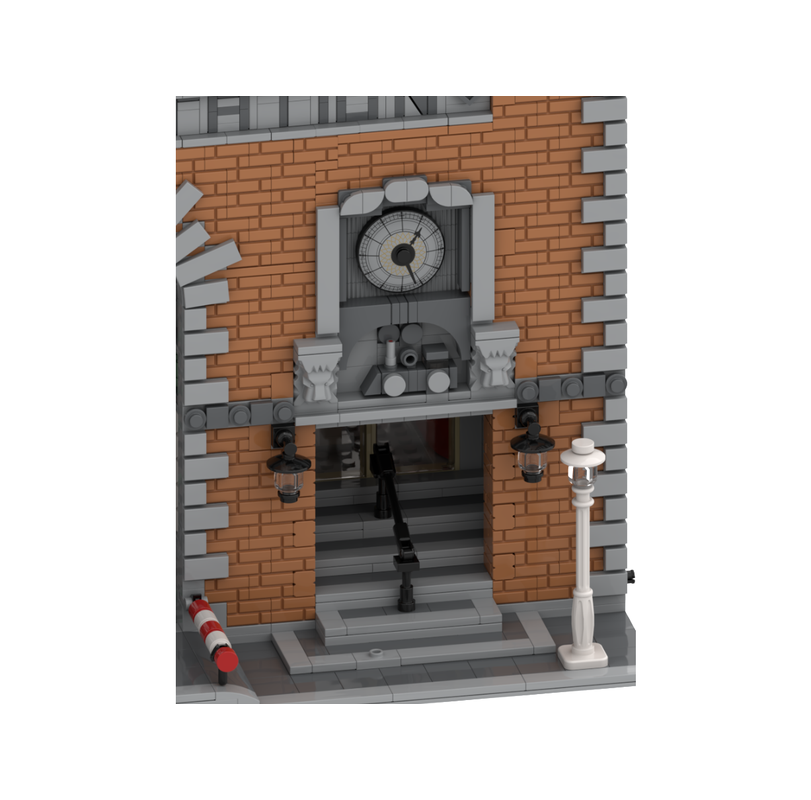 LEGO MOC Modular Train Station by steinekonig | Rebrickable - Build ...