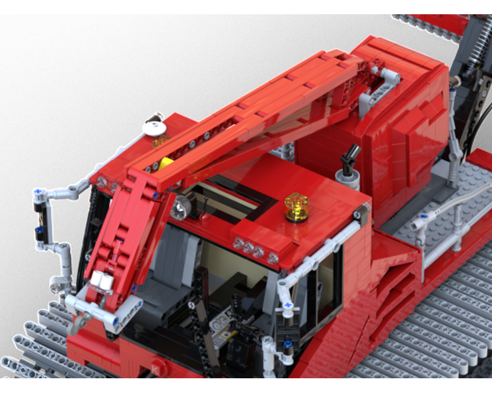 LEGO MOC-36915 mechanic Winch for Pistenbully 600W (Technic > Model ...