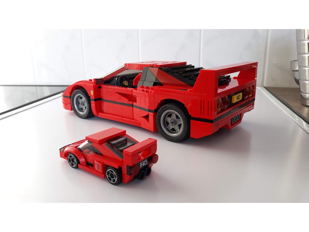 LEGO MOC Mini Ferrari F40 by Rauy | Rebrickable - Build with LEGO