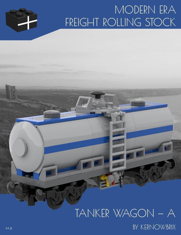 LEGO MOC Tanker Wagon - A by KernowBrix | Rebrickable - Build with LEGO