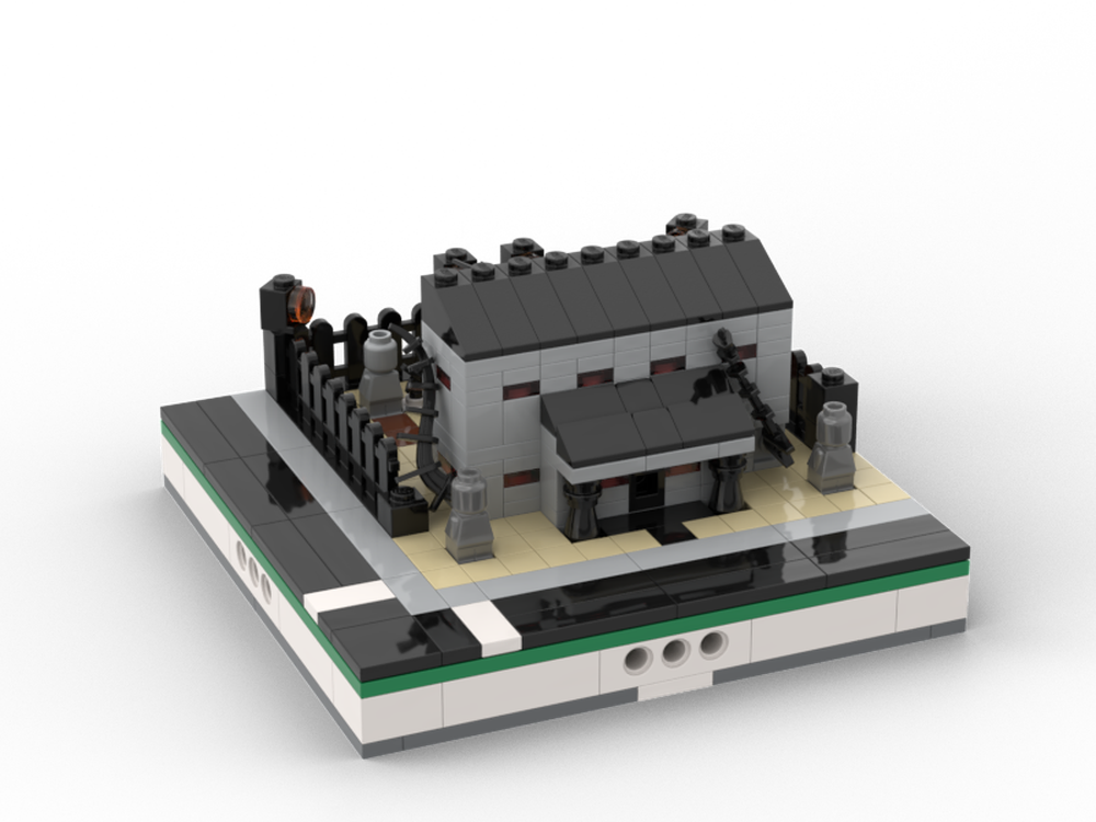 Lego Moc A Haunted Cemetery By Mocdaddy12115 Rebrickable Build With