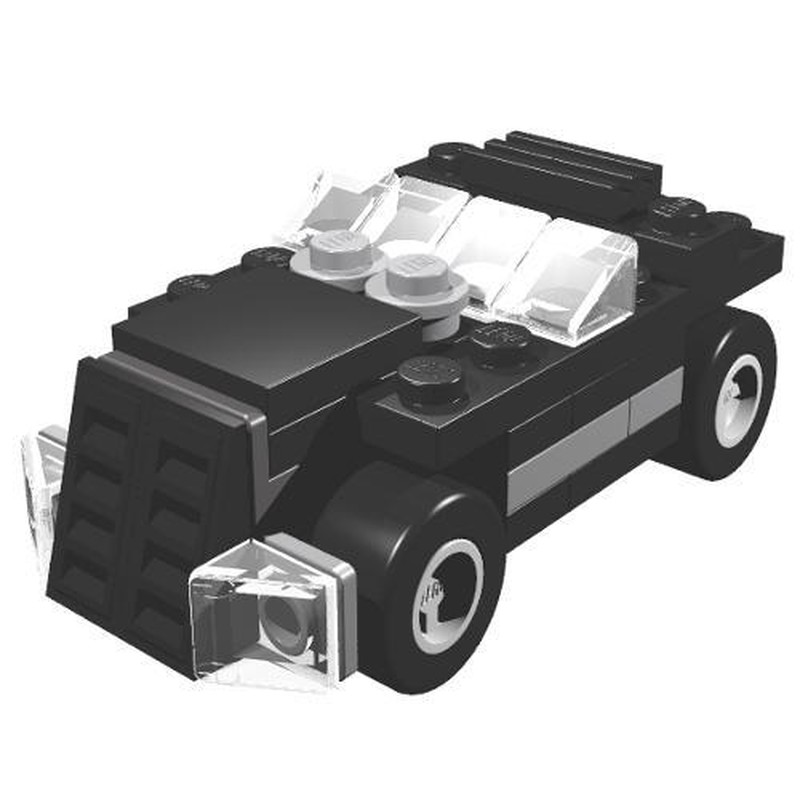 LEGO MOC 30183 Convertible hotrod by Berth | Rebrickable - Build with LEGO
