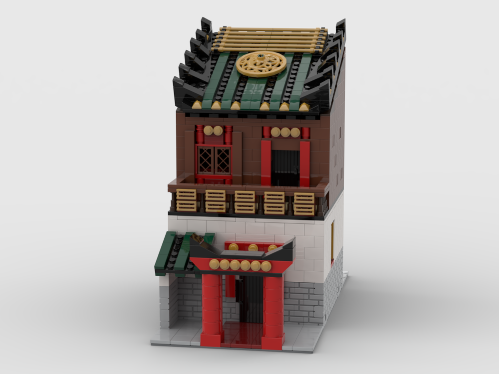 LEGO MOC Modular China Town Street | build from 6 MOCs by gabizon ...