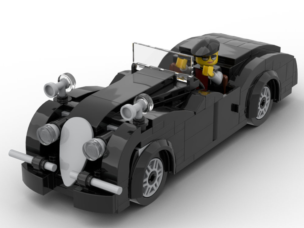 LEGO MOC 1950 Jaguar XK120 by carnal407 | Rebrickable - Build with LEGO