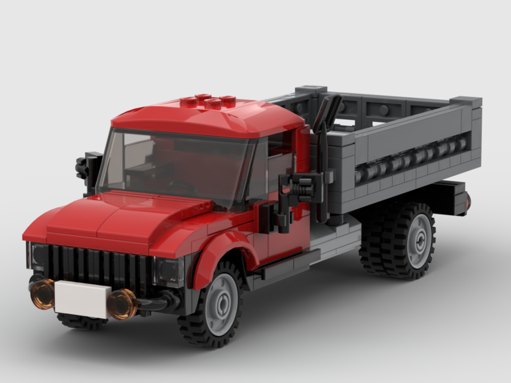 Lego Moc Village Truck By Brickaa Rebrickable Build With Lego
