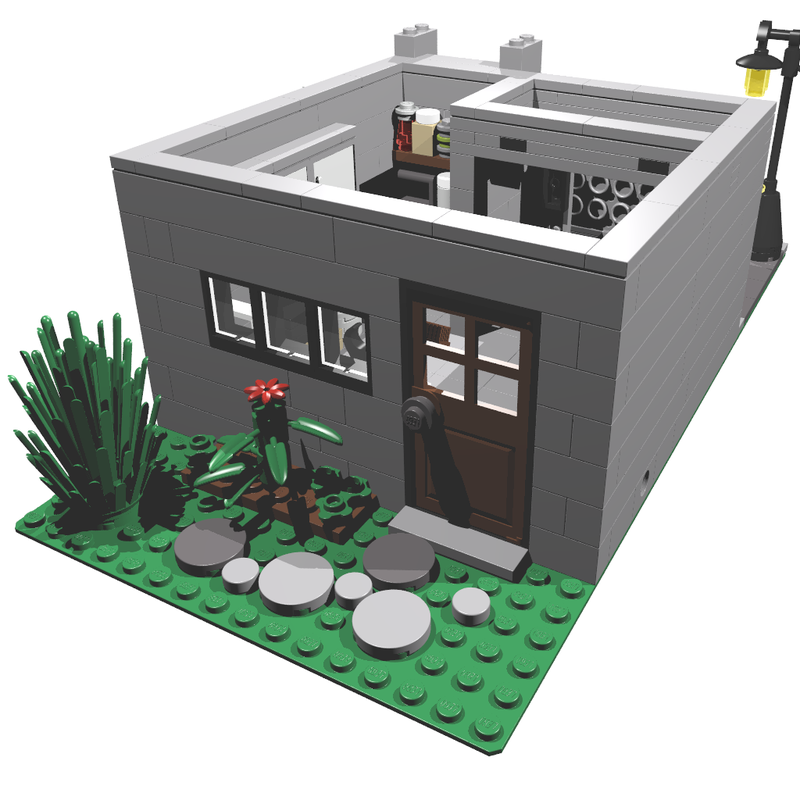 LEGO MOC Tan House by Berth | Rebrickable - Build with LEGO