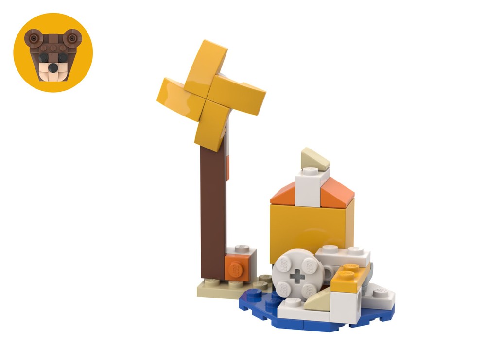 LEGO MOC 30571 Wind and water mill by Ursalophia | Rebrickable - Build ...