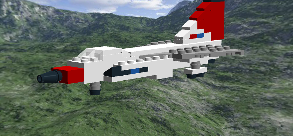 LEGO MOC Lego Mini Avro Arrow by LegoAvia | Rebrickable - Build with LEGO
