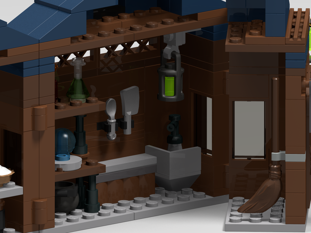 LEGO MOC Wizard Cabin by @JauryBee | Rebrickable - Build with LEGO
