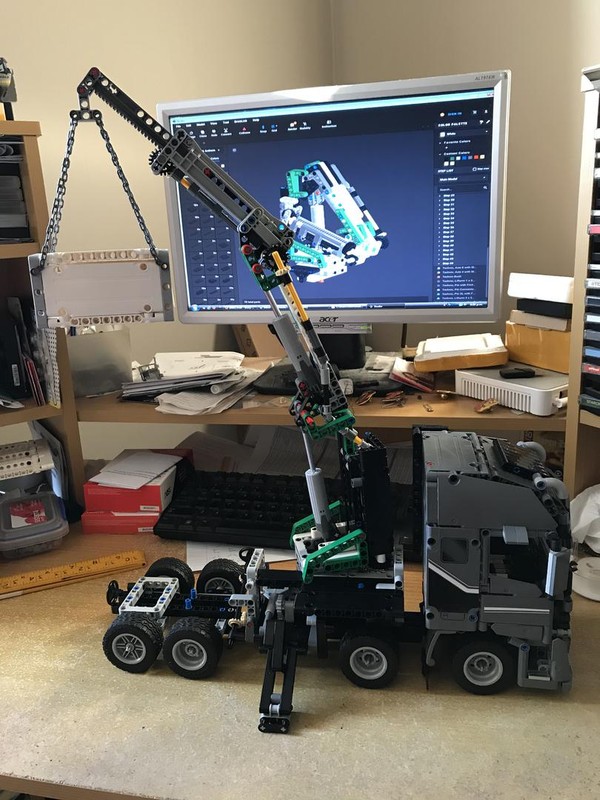 LEGO MOC Hiab by Smudge | Rebrickable - Build with LEGO